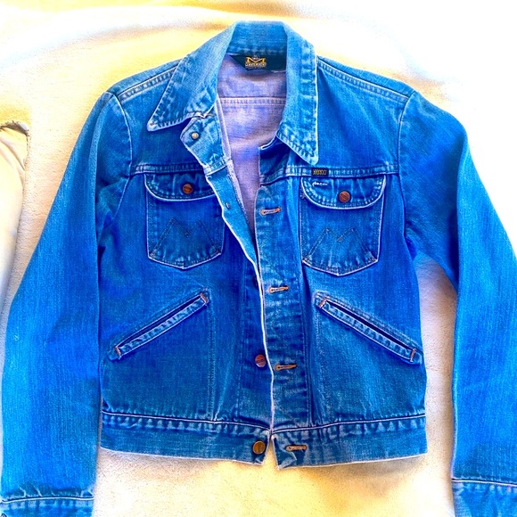Maverick | Jackets & Coats | Maverick Vintage 7s Denim Jacket Jean Trucker Western Button Size ...